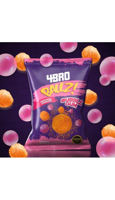 4BRO BROJI BALLS BUBBLEGUM 12x75 GR
