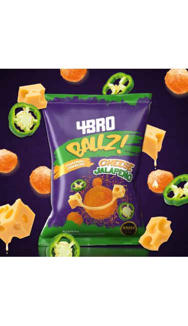 4BRO BROJI BALLS CHEESE-JALAPENO 12x75 GR